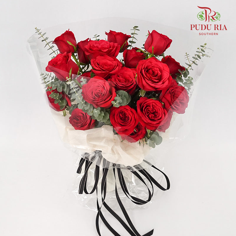Red Rose Bouquet (30 Stems) - Wholesale flowers delivery in JB ...